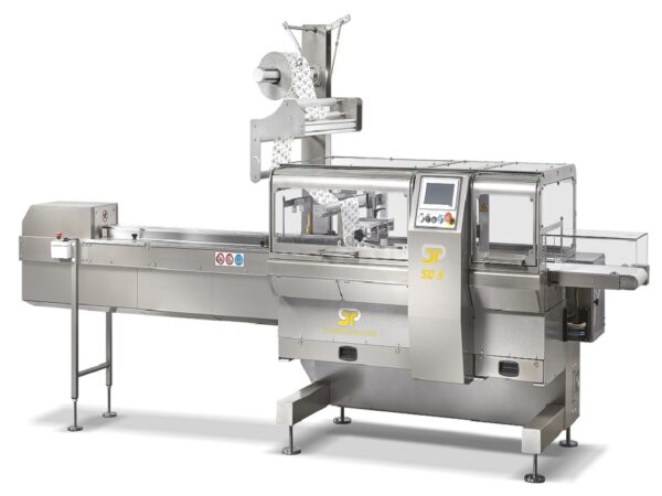 Máquina flow-pack. Flowpack. Envasado flow-pack.