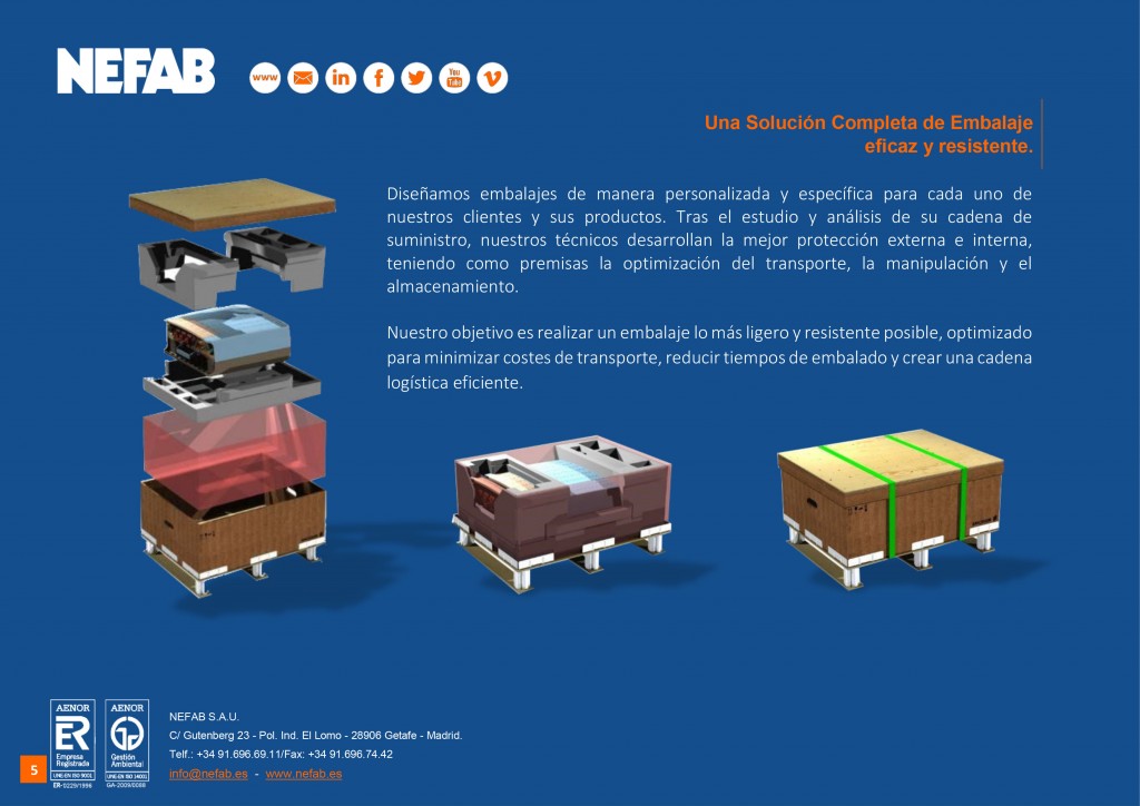 NEFAB | Una Solución Completa de Embalaje eficaz y resistente - Abc Pack